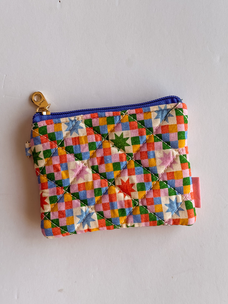 CHECKER STAR QUILTED COIN PURSE – Mindful Hookup LLC dba StarSeed Homestead